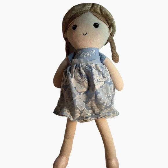 Duoai | Toys | Duoai Plush Girl Doll Soft Toy Blue Flower Floral Dress ...